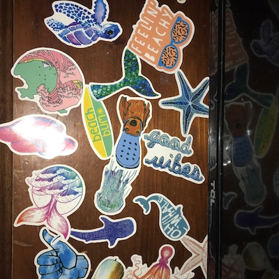 BEACH STICKER PACK Beach Stickers Aesthetic Stickers Boho - Etsy