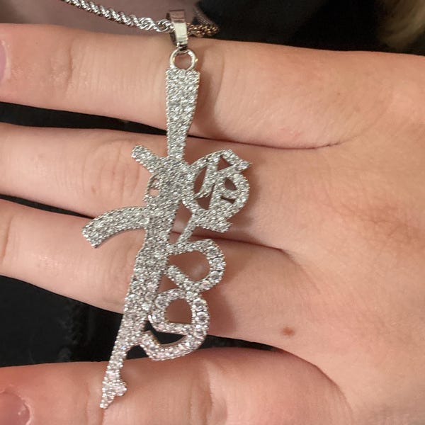 Lil Peep Hellboy Necklace Polished Stainless Steel Pendant Choice of ...