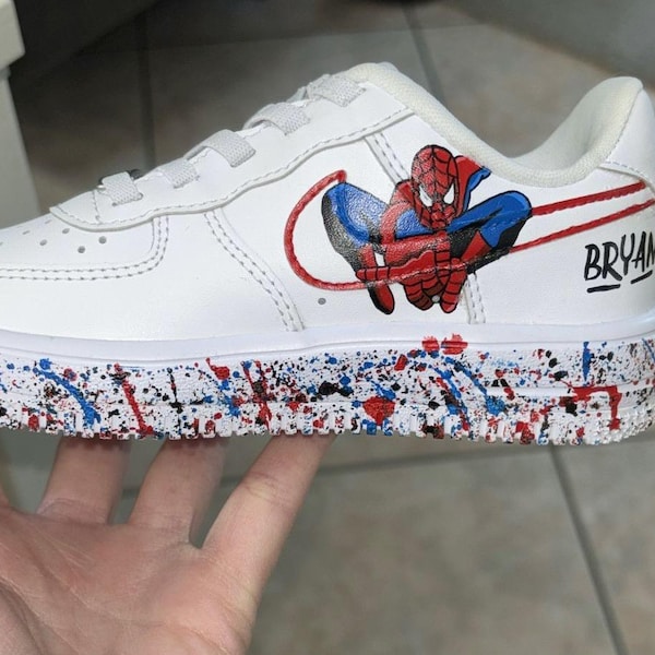 Sesame Street Elmo Cookie Monster Inspired Air Force 1 Trainers ...