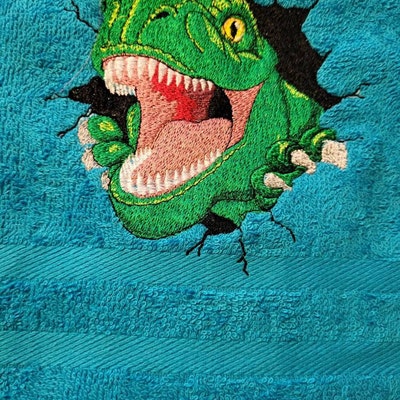 T-rex Machine Embroidery Design Dinosaur Embroidery Files 7 Sizes ...