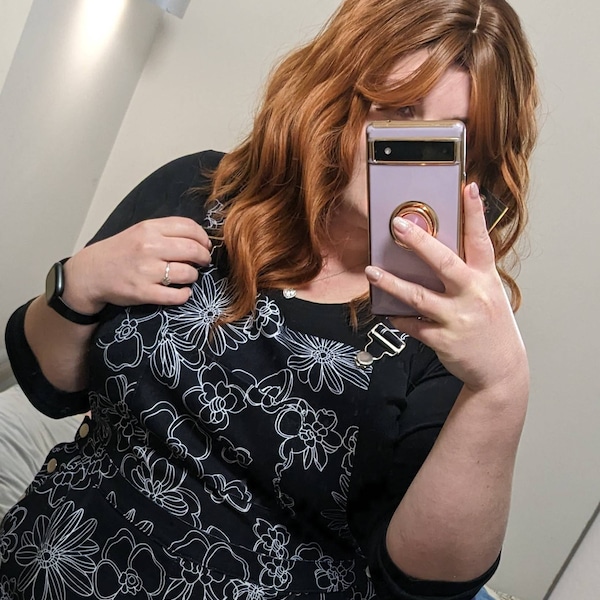 Rusty Copper Ginger 14 Inch Bright Wig RARE Bangs Fringe Wig No Lace ...