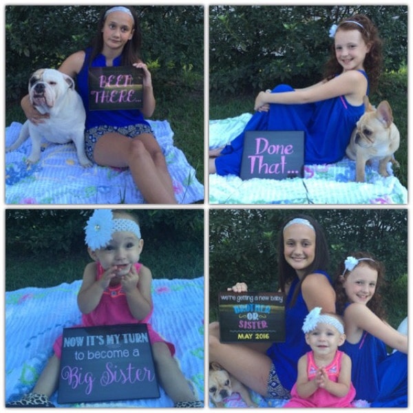 4th Baby Pregnancy Announcement Signs, Been There Done That Now It's My ...