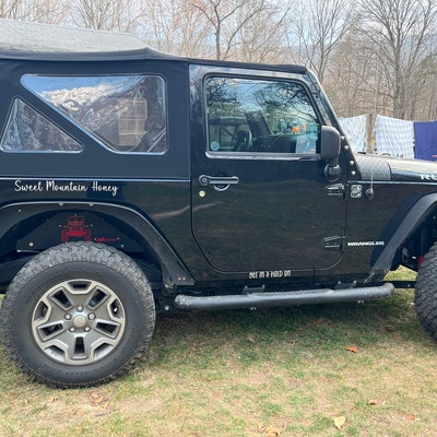 Fully Custom Cowl Vinyl Decal Sticker fits Jeep Wrangler / Gladiator JK ...