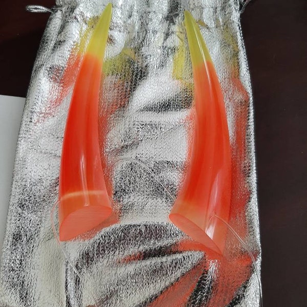 Chameleon Colorshifting Resin Cast Oni Horns Demon / Dragon Horns for ...
