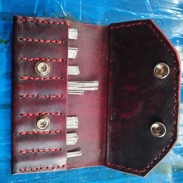Leather Needle Case PDF, SVG and DXF Pattern, Leather Diy, (laser Cut ...