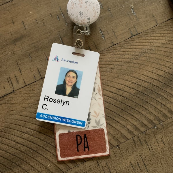 Custom Badge Buddy - BOHO Badge Buddy - Modern Badge Buddy - Marker ...