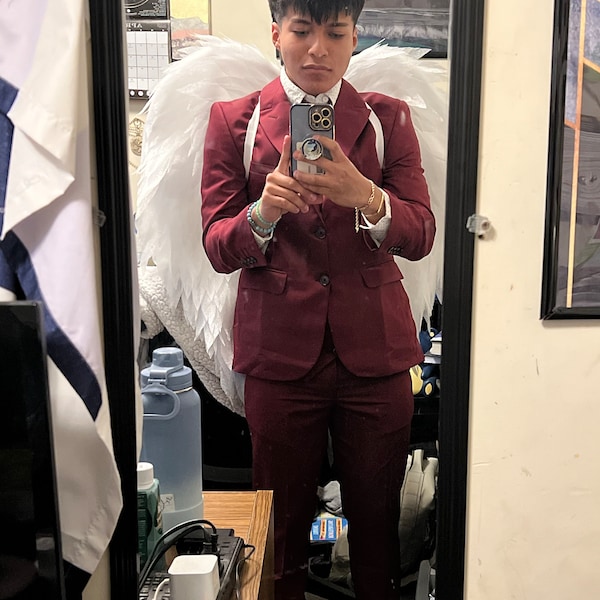 Fluffy White Angel Wings/angel Cosplay Costume/angel Costume for Party ...