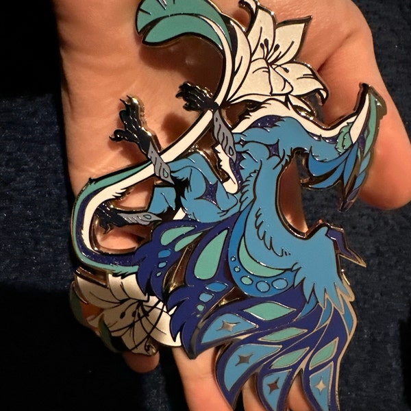 Dvalin / Stormterror Enamel Pin | Genshin Impact - Etsy