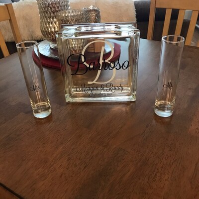 Unity Sand Set Ceremony Kit, Unity Candle Set Alternative, Monogram ...