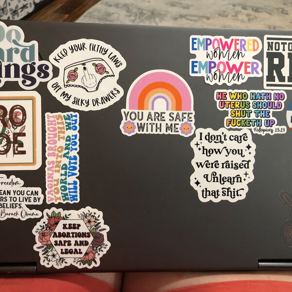 Pro Choice Sticker Bundle - Women's Rights Stickers, Empowered Women ...