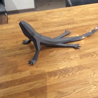 Papercraft Lizard, 3D Paper Craft Lacertian, Papercraft PDF Template ...