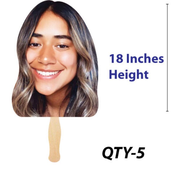 Custom Big Large Face Fans, Wedding Heads, Bachelorette Groom Face ...