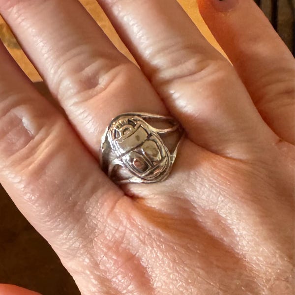 Howl and Sophie Ring Set in Sterling Silver With Genuine Faceted ...