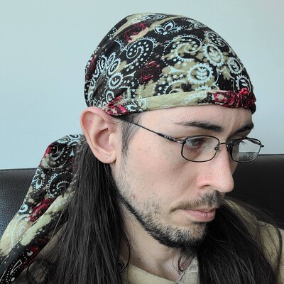 Acid Wash Rocker Bandanas Festivals, Concerts, Moto - Etsy