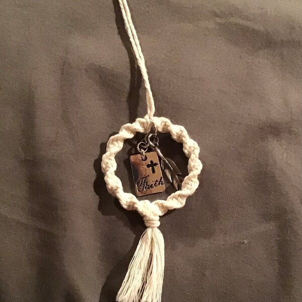 Car Mirror Cross, Cross Car Charm, Christian Rearview Mirror Hanging ...