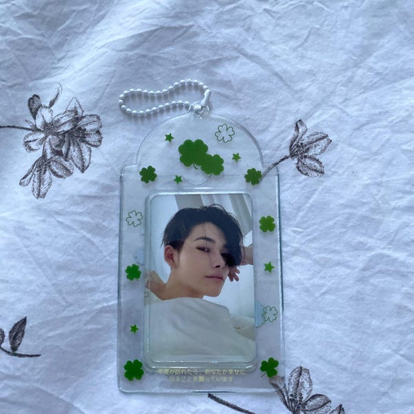 CARD HOLDER | Clear | Cute | Aesthetic | Photocard Holder | Keychain ...