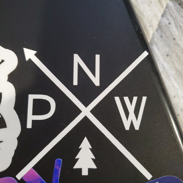 Pacific Northwest Pride Compass Vinyl Decal for Cars, Trucks & Outdoor ...
