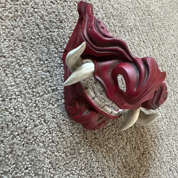 Tengu Mask Wearable or Decorative 3D Printed Resin Painted and Sealed ...
