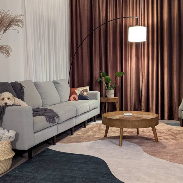 Triple Pleated Linen Curtain Panels.modern Curtains for All Rooms.pinch ...