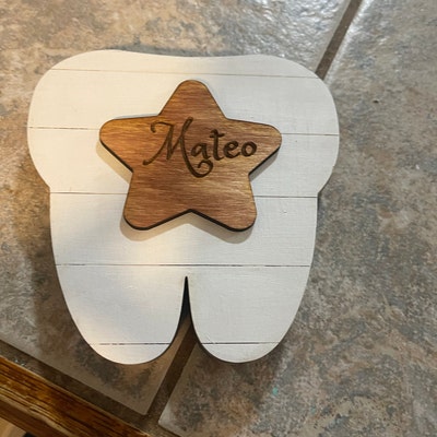 Tooth Fairy Box for Kids Teeth Holder SVG Laser Ready Cut File Digital ...