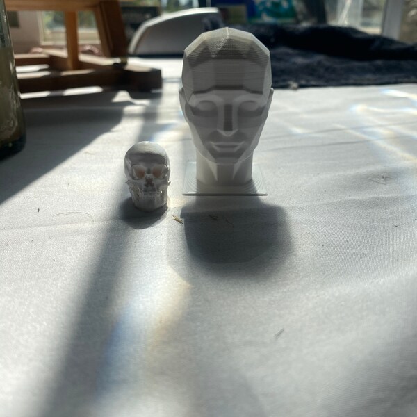 BESTSELLER - 3D Printed Planar Head Sculpture - Headpiece Model ...