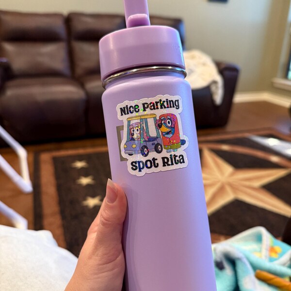 Dad Life Bluey Sticker, Water Resistant Sticker, Water Bottle Sticker ...