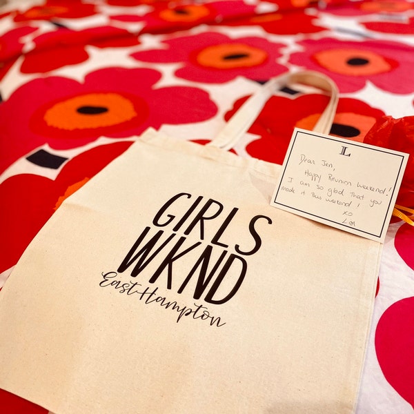 Girls Weekend Tote - Girls Wknd - Weekend Tote - Girls Getaway - Girls ...