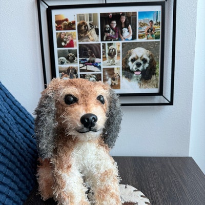 Custom Stuffed Dog, Custom Dog Plush, Custom Crochet Dog, Custom Pet ...