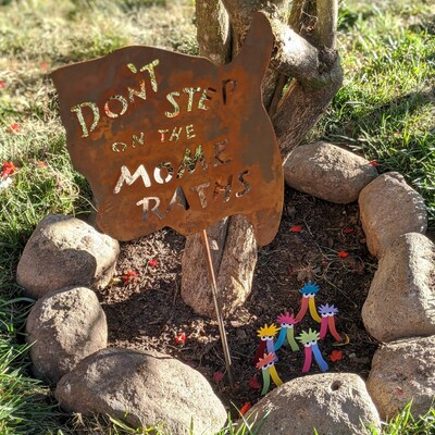 Mome Raths Plant and Garden Stake set of 6 Alice in Wonderland Free ...