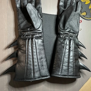 Leather Gloves for Power Rangers Kamen Rider Cosplay/long Gauntlet/top ...