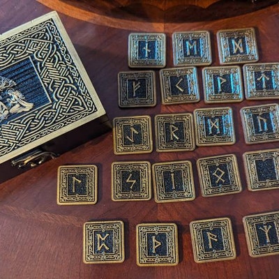 Viking Rune Set, Elder Futhark Runes, Pocket Rune Set, Norse, Nordic ...
