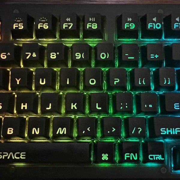 Sonic the Hedgehog Characters Backlit Keycap Pack | Mechanical Keyboard ...