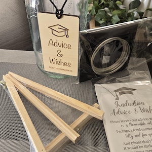 Graduation Wishes and Advice Jar - Etsy
