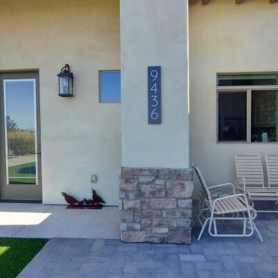 Vertical & Horizontal House Number Easy to Install House Sign House ...