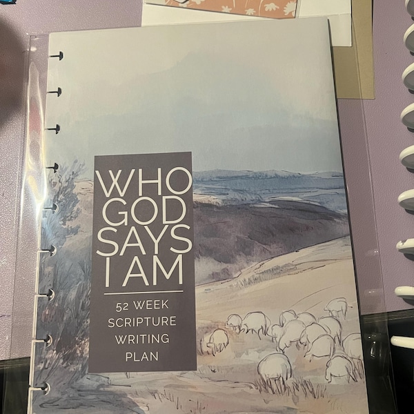 Printed Happy Planner Bible Study Pages, 92 Pages (1/2 Yr.), Christian ...