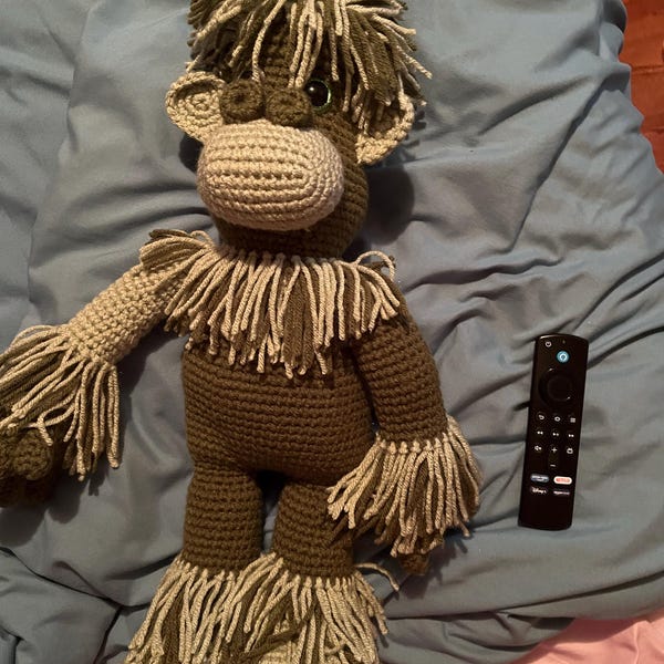 Sasquatch Crochet Pattern, Bigfoot, Amigurumi, Yeti, Handmade Doll ...