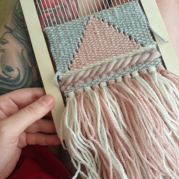 Weaving Loom Kit. Small Rectangular Lap Loom. Learn to Frame Weave ...