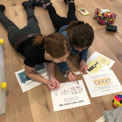 Escape Room at Home Print & Play Game Kit for Kids Detective Secret ...