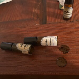 Rosewater Beignets Botanical Perfume Oil: 100% Handmade, Natural ...