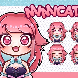 Clove VALORANT Chibi Pngtuber Model for Twitch/youtube Vtuber Model ...