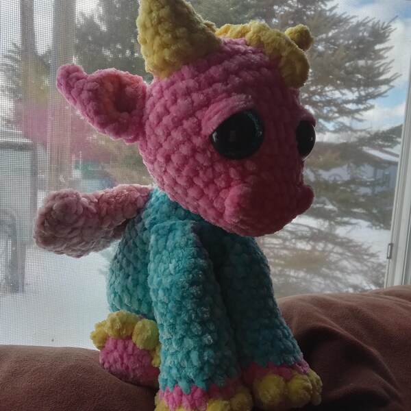 Cato the Dragon Snuggler/lovey Amigurumi Crochet Pattern - Etsy Canada
