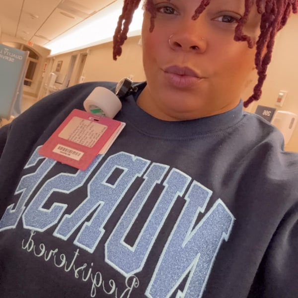 Embroidered Glitter Nurse Sweatshirt - Etsy