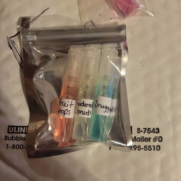 Sample Fragrances, 2 Ml. Mini Spray Mist, Sample, Samples, Mini Perfume ...