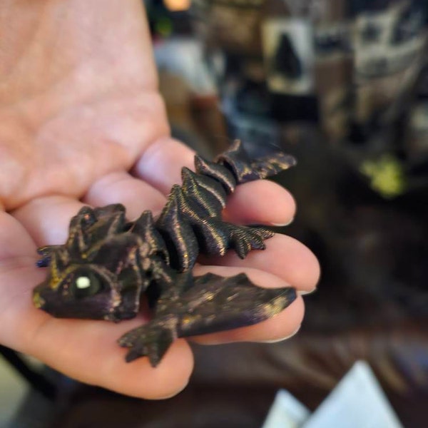 Mini 3" Baby Wyvern Dragon Butterfly 3D Printed Cinderwing3d ...