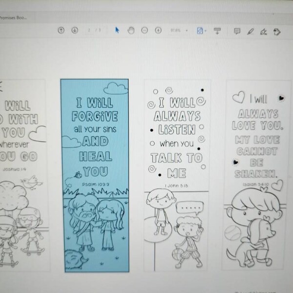 12 Coloring Bible Verse Bookmarks for Kids | Printable Woodland ...