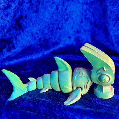 Flexi Factory Hammerhead Shark 3D STL and 3MF Files for Printing - Etsy