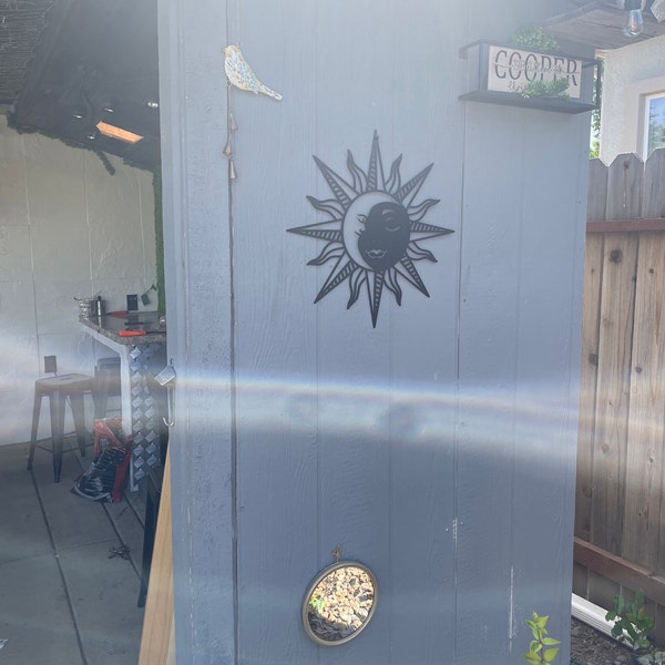 Sun and Moon Metal Sign, Sun, Moon, Outdoor Decor, Home Decor, Metal ...