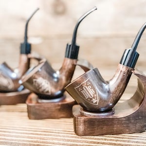 Personalised Tobacco Pipe Custom Engraved Smoking Pipe Best Man Gift ...
