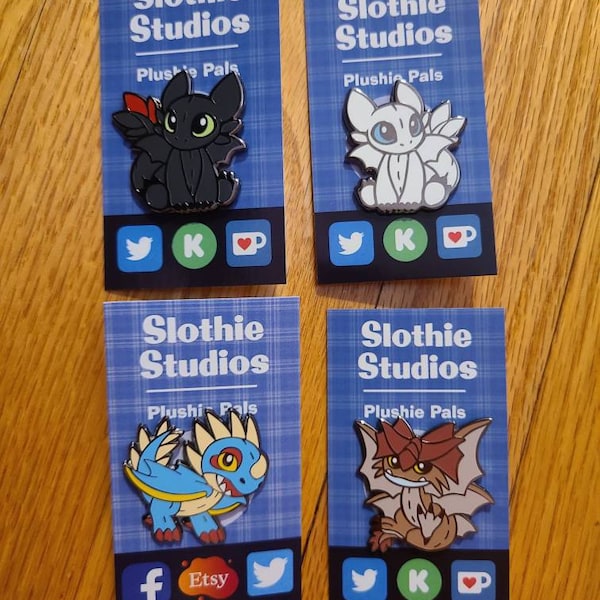 Night Fury Hard Enamel Pin, Toothless Hard Enamel Pin, Toothless Pin ...
