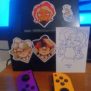 Splatoon Stickers Squid Sisters off the Hook Agents 3 and - Etsy